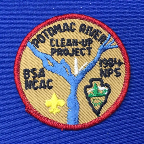 Boy Scout NCAC 1984 Potomac River Clean Up Project Patch 245B1 | eBay