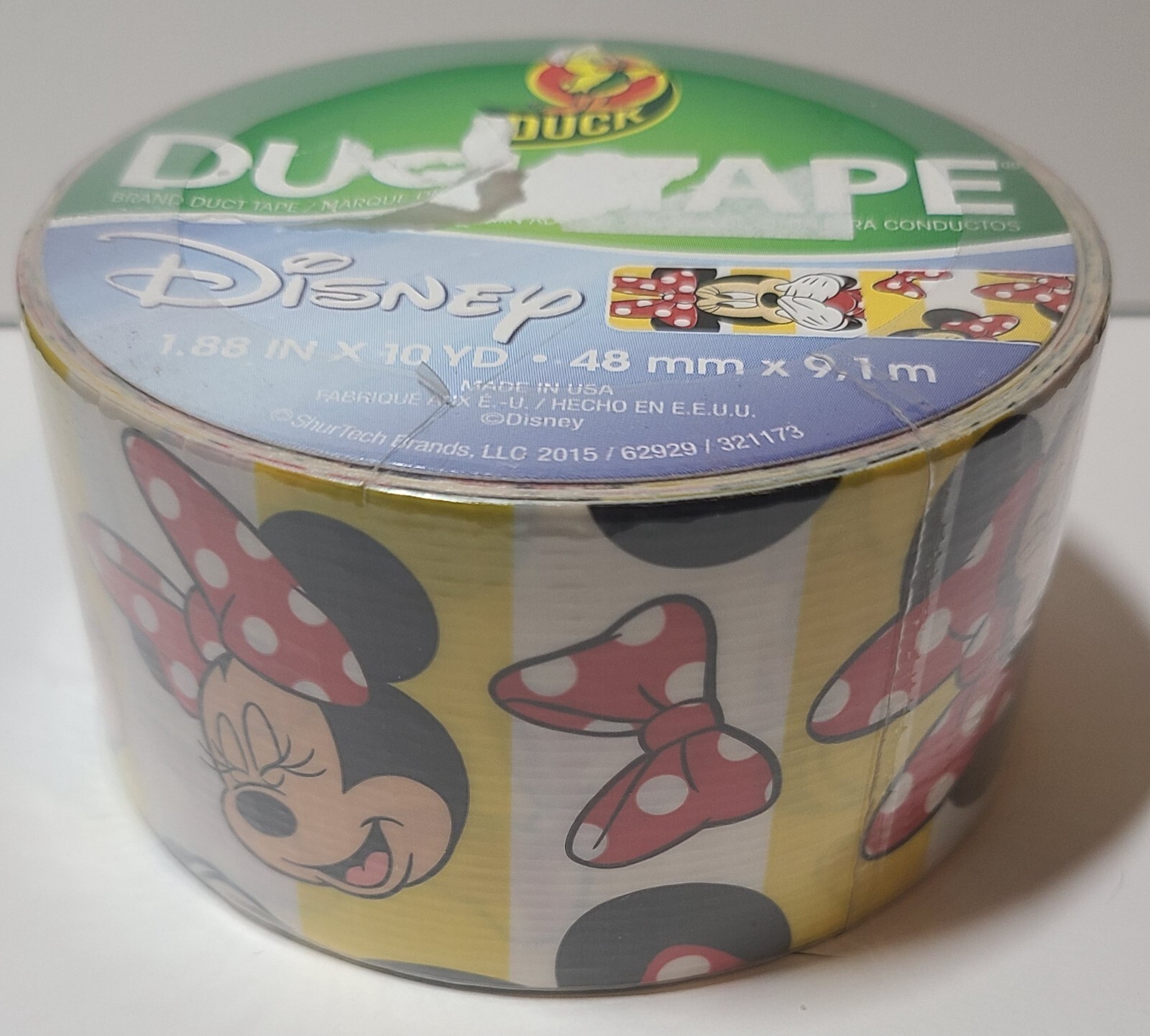Minnie Mouse Disney duct tape roll Duck Brand NIP 1.88"x10yd ...
