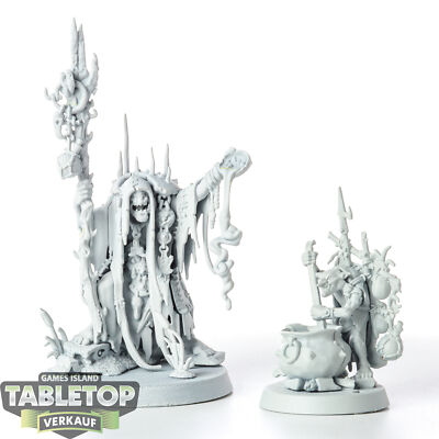 Orruk Warclans - Swampcalla Shaman & Pot-grot - grundiert | eBay.de