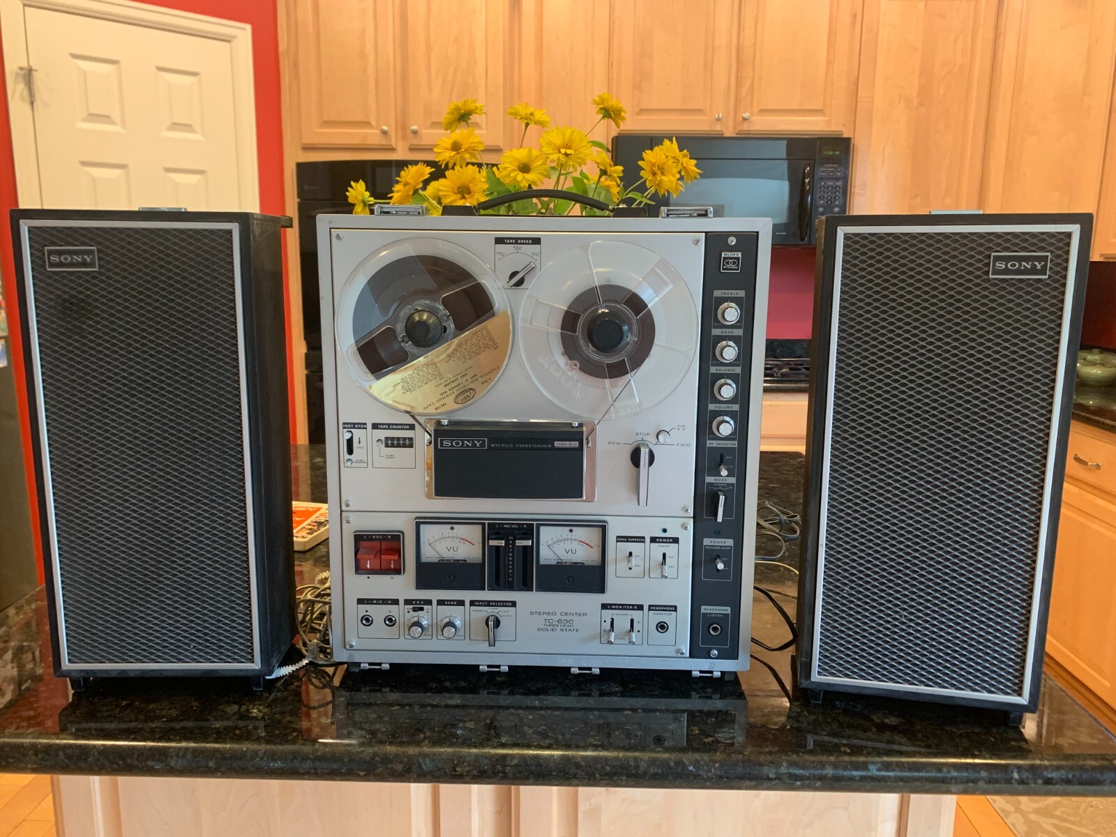 Sony TC-630 D Solid State Audio Reel to Reel Tape Recorder Deck | eBay