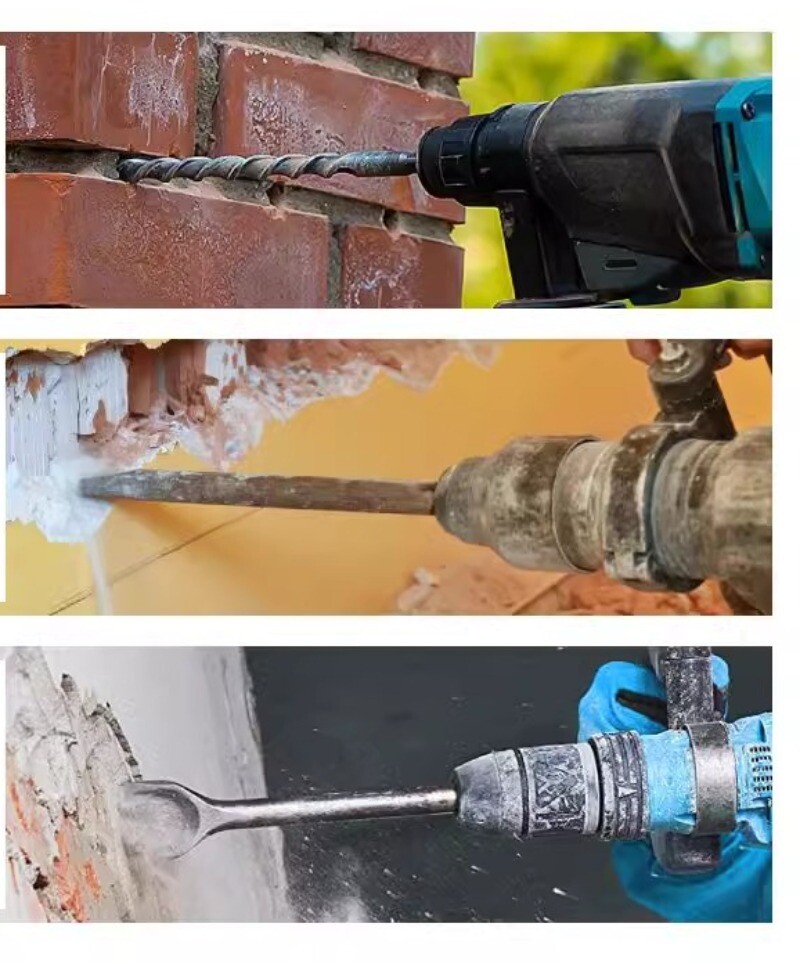 17 Piece Impact Chisel Impact Drill Bit Set Electric Clock Through Wall Concrete | eBay