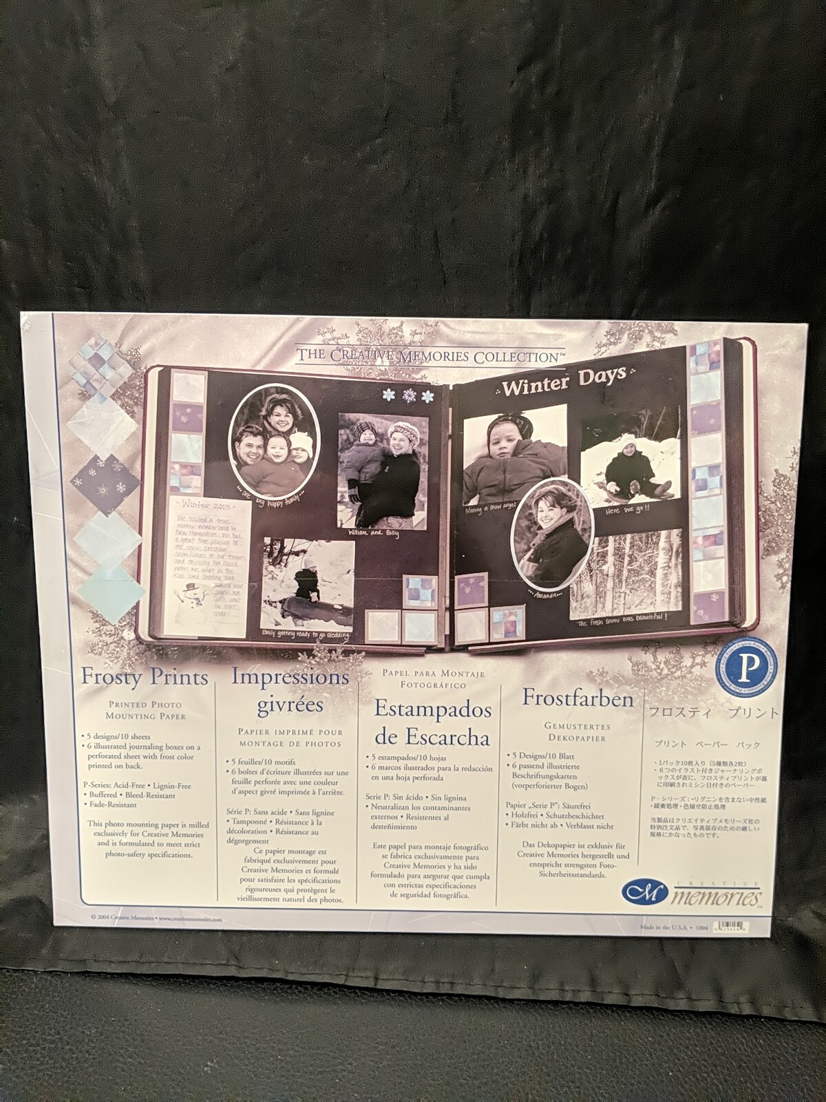 Creative Memories - Frosty Prints 10x12 Paper Pack | eBay