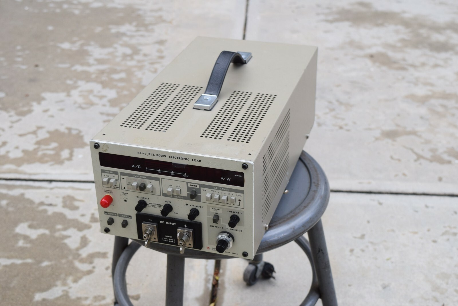 KIKUSUI PLZ 300W ELECTRONIC LOAD 4~60V, 0~60A 300W Power Supply TESTED ...