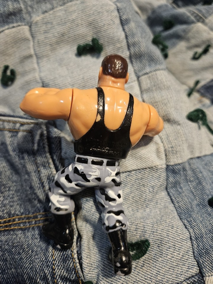 Vintage WWF 1991 Luke Bushwacker Wrestling Hasbro Titan Sports Action ...