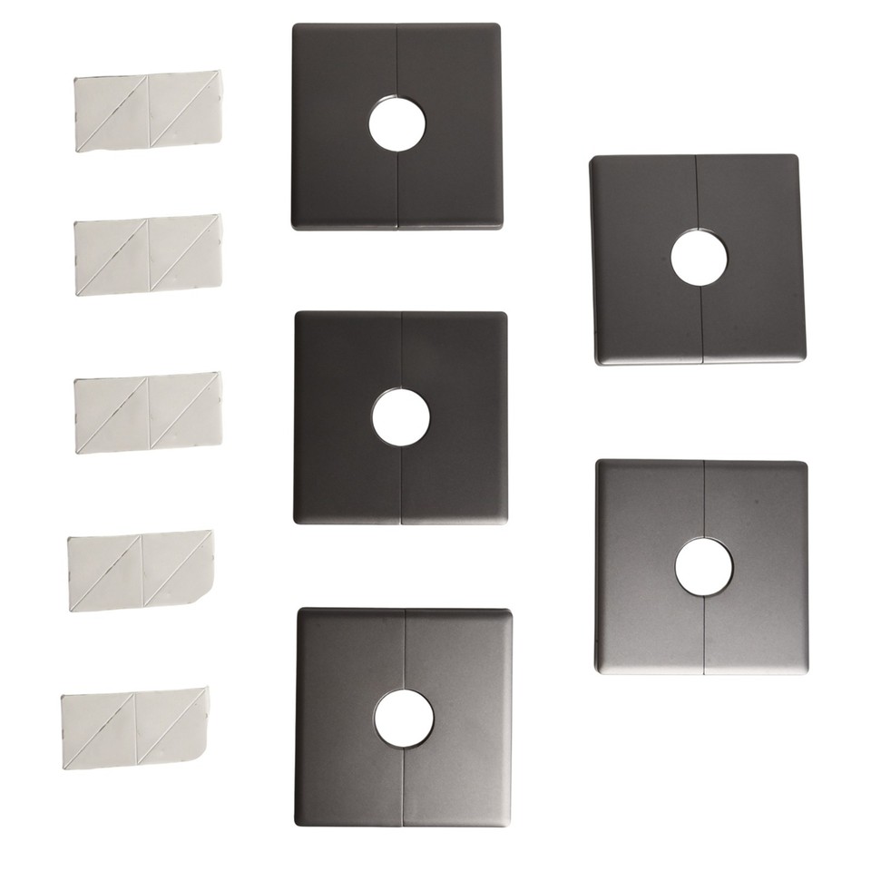 Home Improvement Escutcheon Plates ABS Pipe Covers Easy Installation ...