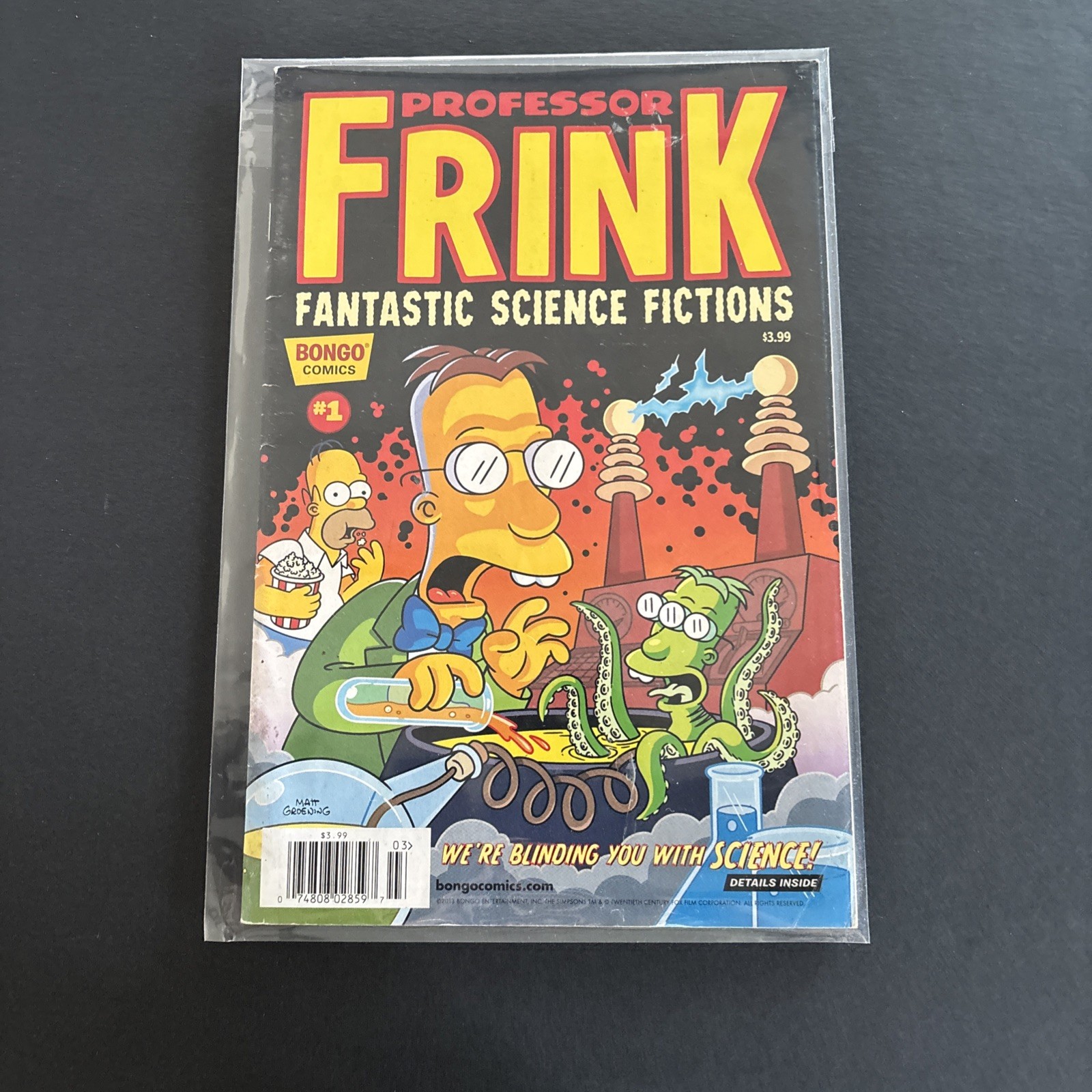 Professor Frink #1 NEWSSTAND 2013 Bongo Comic The Simpsons One-Shot | eBay