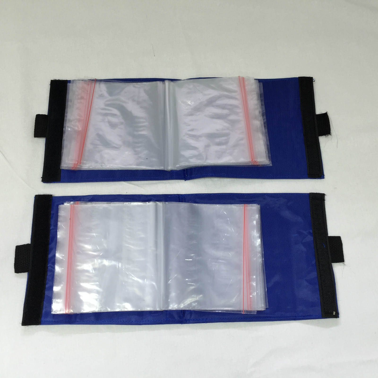 2 x New 30 Pocket Blue Sea Fishing Rig wallets Storage Sea Beach ...