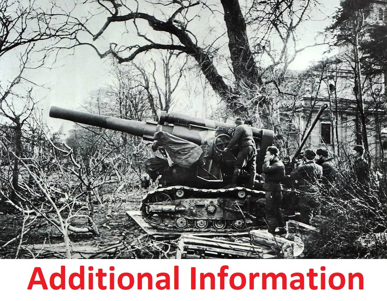 Tarp Cover Stalin Sledgehammer 203 mm howitzer M1931 B-4 WW2 WWII ...