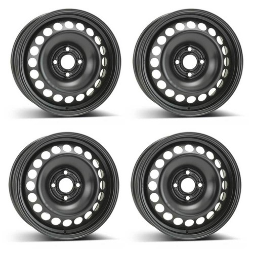 4 Alcar steel wheels rims 6445 6.0Jx15 ET39 4x100 for Opel Adam Corsa ...