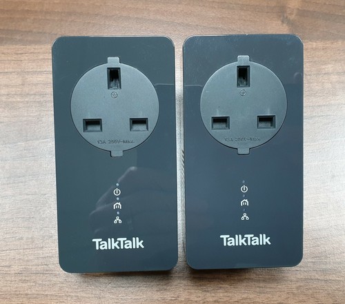 2 x D-Link DHP-P610AV Powerline Adapters 1000Mbps Gigabit TalkTalk, BT ...