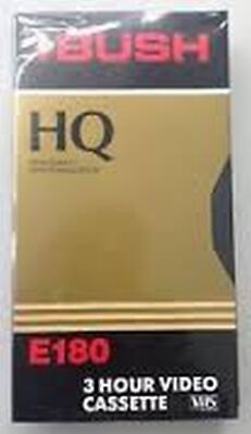 BUSH E180 GOLD SUPER HIGH QUALITY 3HR BLANK TAPE [VHS Tape] | eBay ...