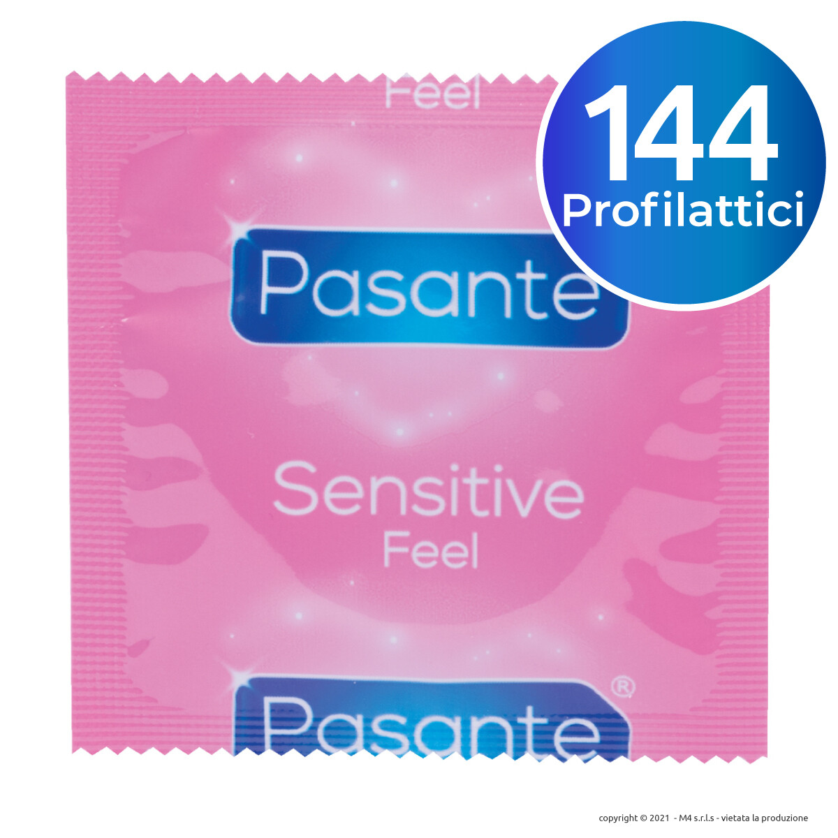 144 Preservativi Pasante Ultra Sottili Profilattici Sensitive Feel 1 ...
