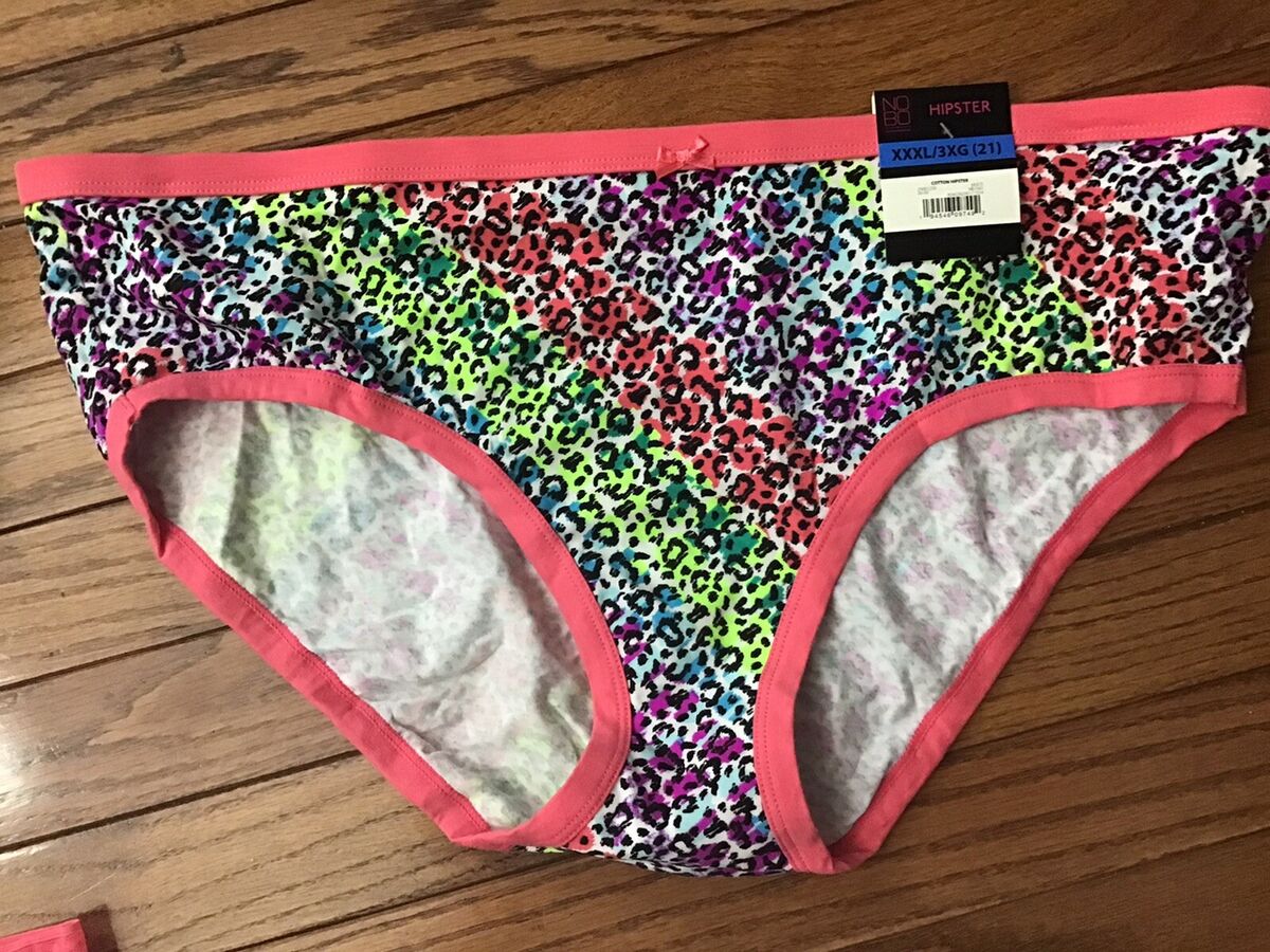 NWT NOBO No Boundaries Hipster Panties Size 3XL (LOT OF 4 NWT NOBO No Boundaries Hipster Panties Size 3XL (LOT OF 4