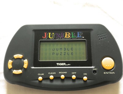 Vintage 1998 TIGER Electronics JUMBLE Electronic Handheld Word Game 500 ...