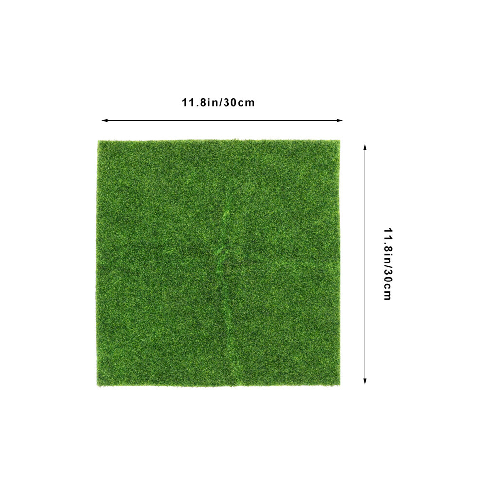 30 X30cm Fairy Grass Landscape Miniature Artificial Lawn Mat Small | eBay
