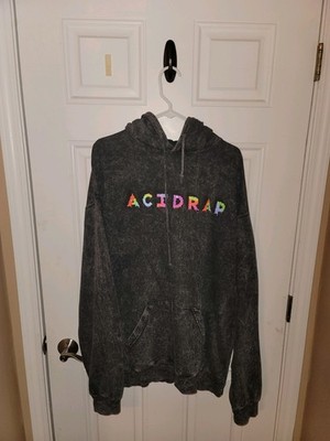 Chance the Rapper Acidrap Men's Hoodie Sweatshirt Black/Grey, Size XL ...