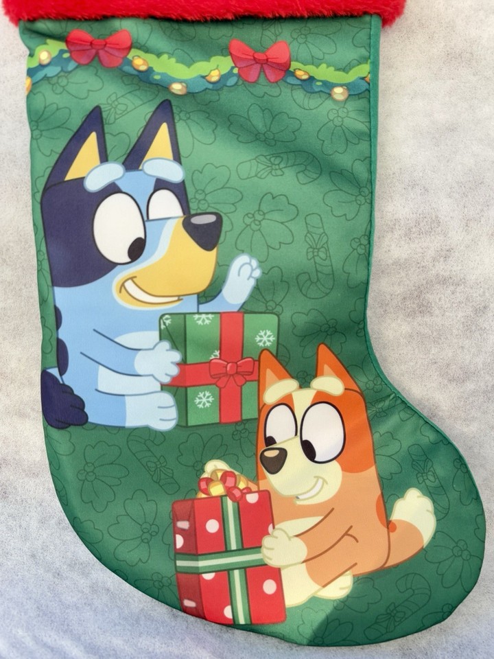 BLUEY and BINGO with Presents Christmas Stocking - NEW | eBay