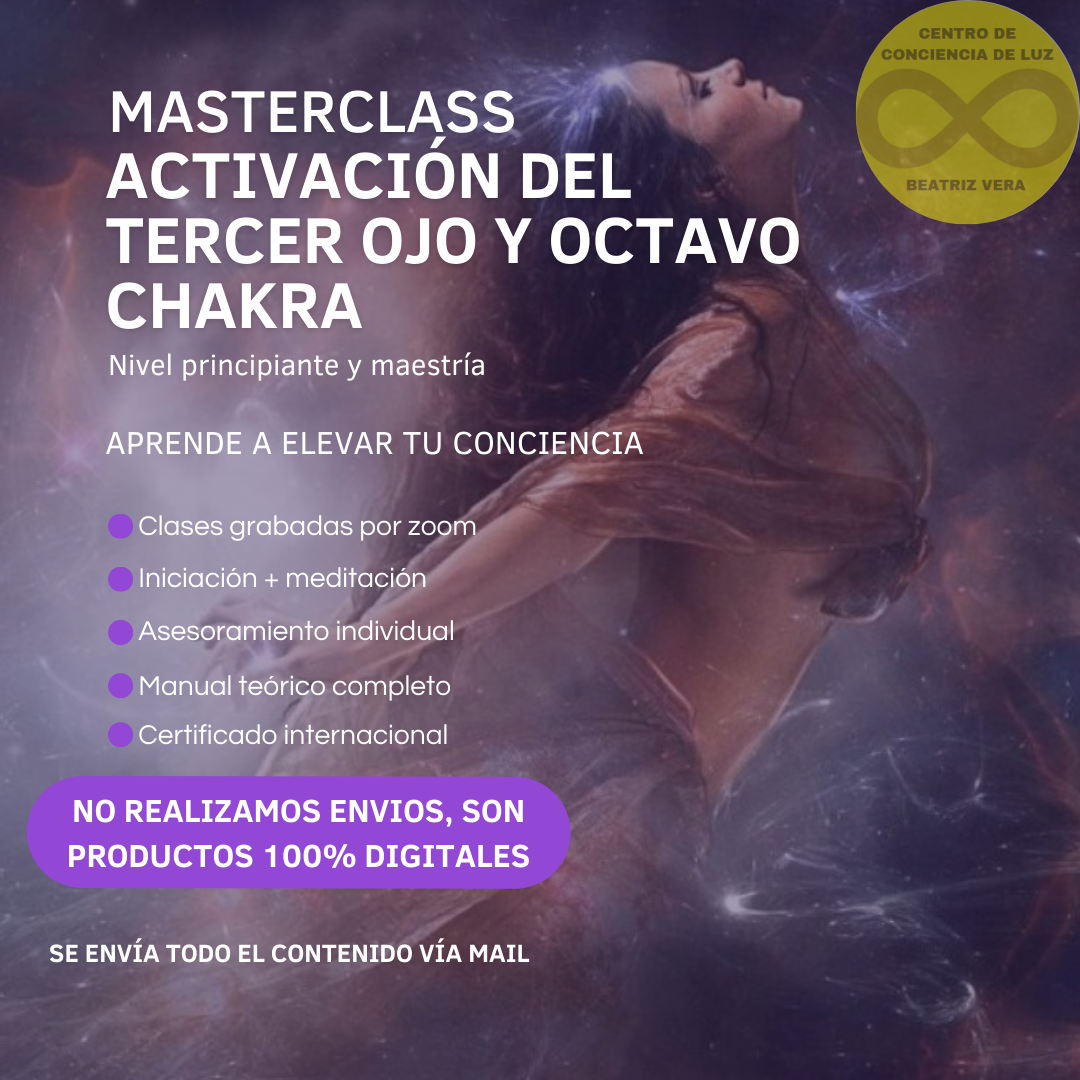 Curso digital Activación del tercer ojo y octavo chakra con maestría | eBay