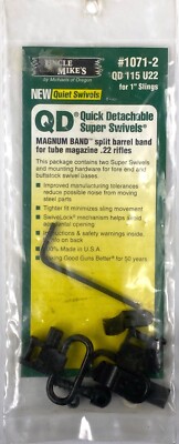 Uncle Mike's QD 1" Split Band Super Swivels for tube magazine .22 ...