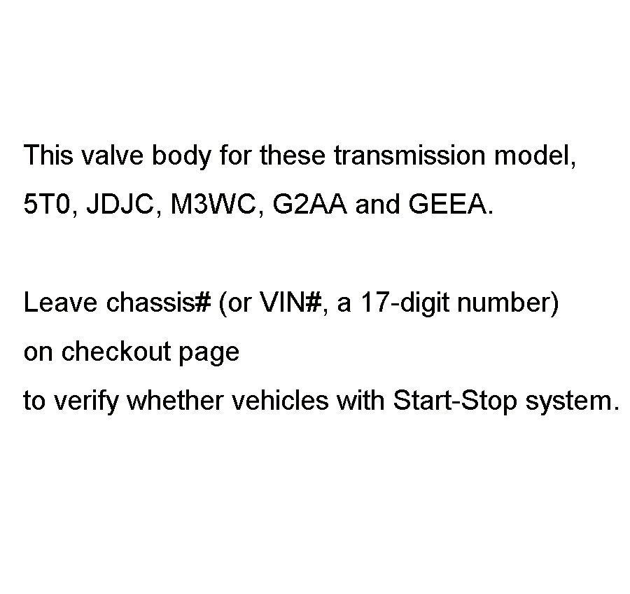 5T0 JDJC M3WC G2AA GEEA CVT Transmission Valve Body For HONDA | eBay