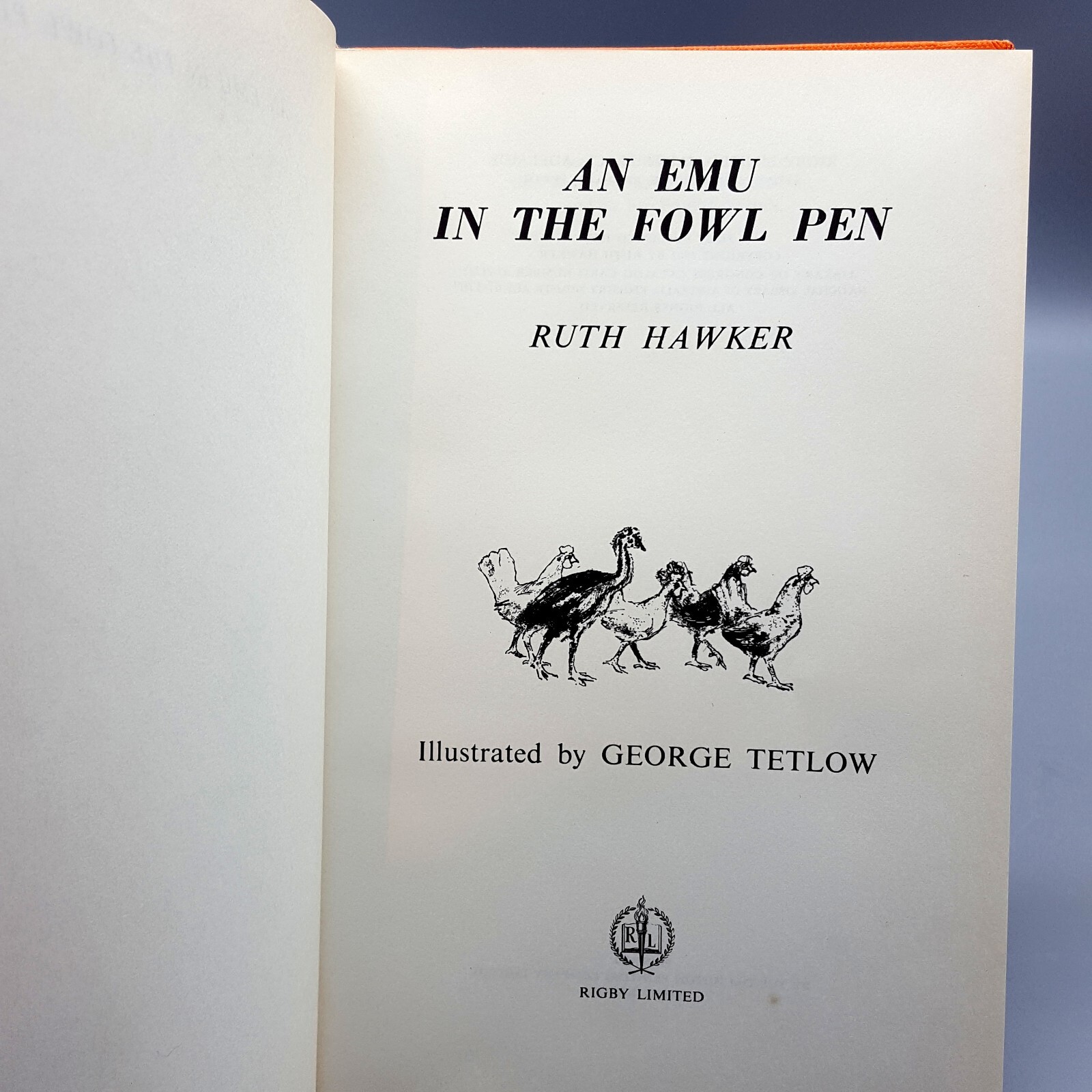 An Emu in the Fowl Pen 1967 by Ruth Hawker, Hardback, No Dust Cover | eBay