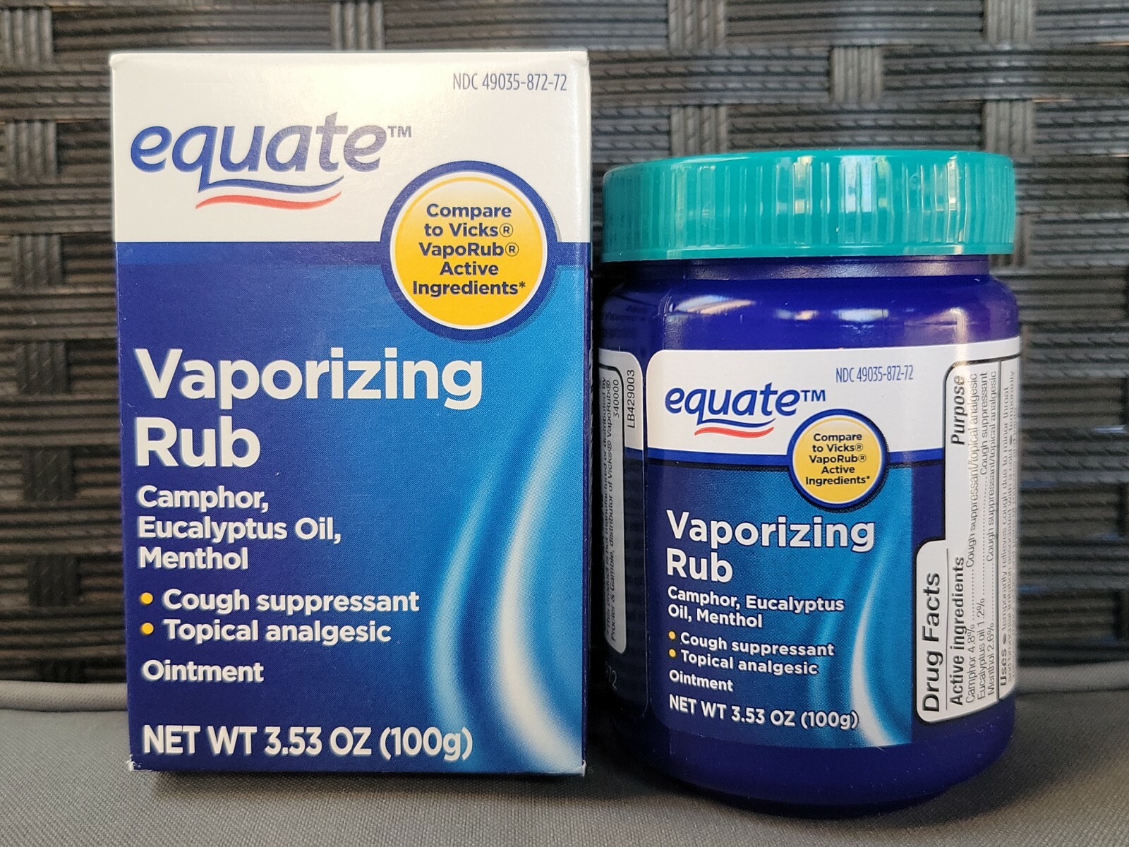 EQUATE+Vaporizing+Rub+Ointment+3.53+Oz for sale online | eBay