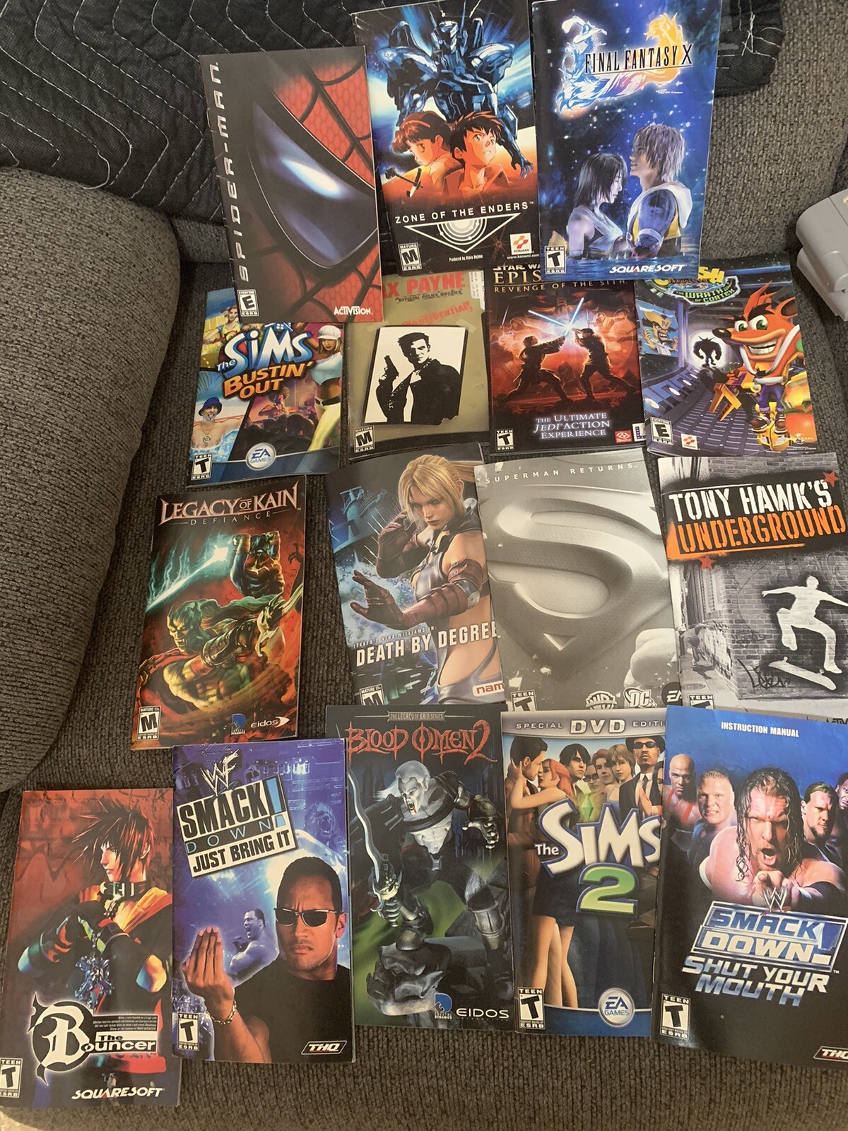 Lot of 16 Playstation 2 PS2 Video Games Manuals AS IS | eBay