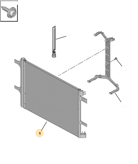 9816746580 Condensatore aria condizionata PEUGEOT 308 SW II 709626 ...