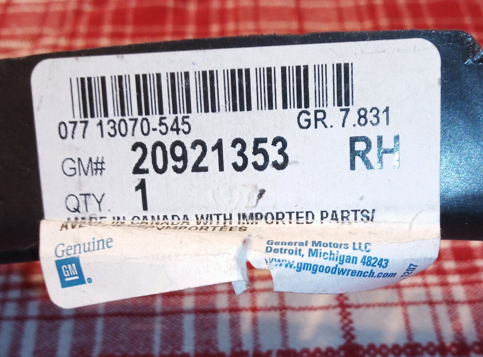 Chevrolet GM OEM Equinox Front Bumper Grille Grill-Side Retainer Right ...