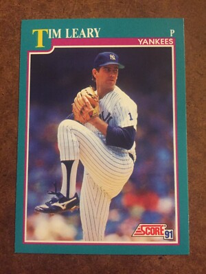 Tim Leary 631 Score 1991 MLB Baseball Trading Card | eBay