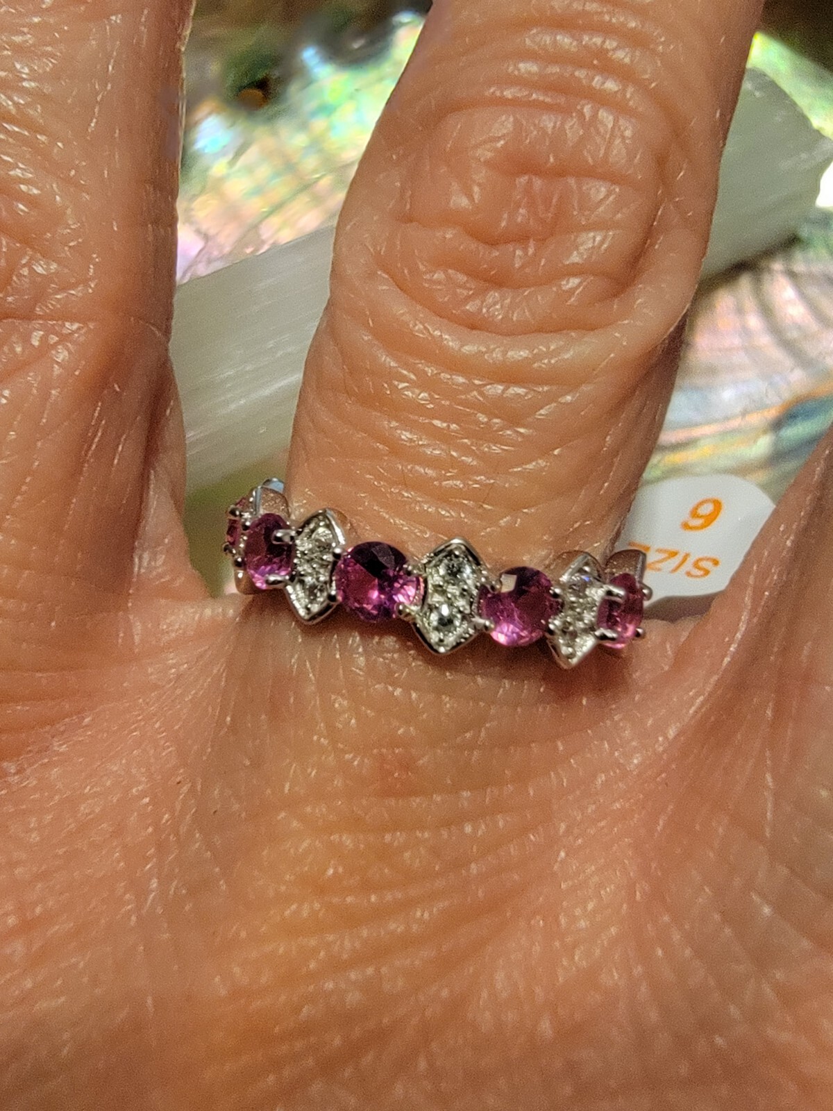 Bomb Party Ring Sz 6 RBP2277 Unicorn Favorite Rose Corundum .925 ...