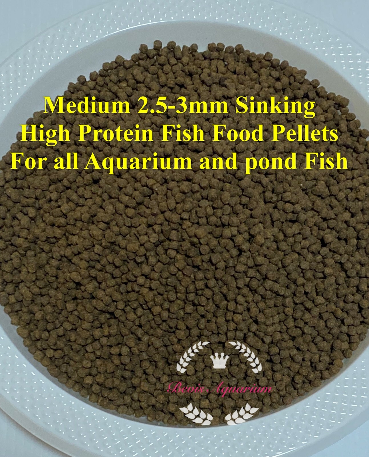 Orca Hi-Protein Sinking Pellet Fish Food Medium 2.5-3mm For All ...