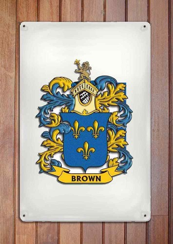 Baldwin Coat of Arms A4 10x8 Metal Sign Aluminium Heraldry Heraldic | eBay