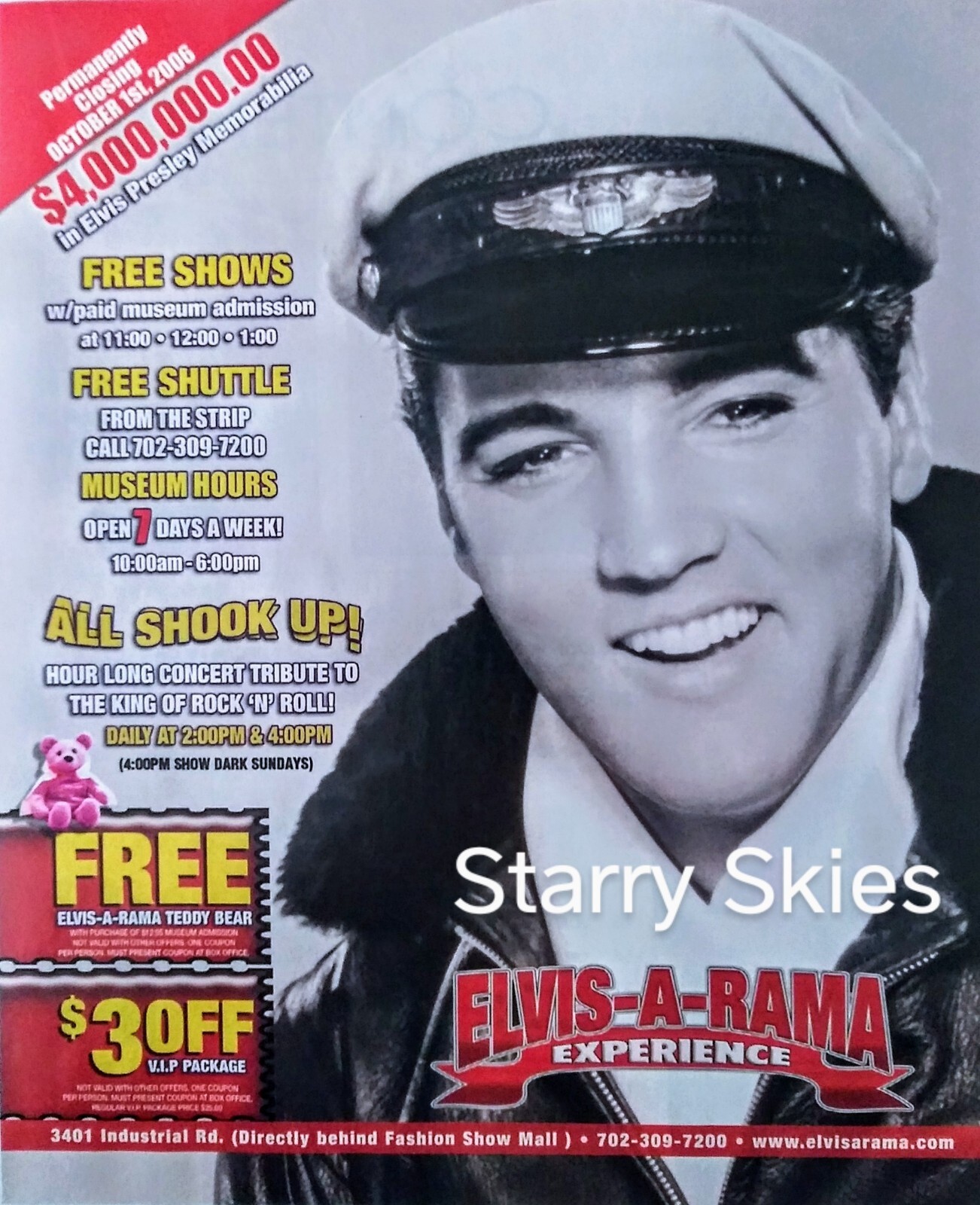 ELVIS-A-RAMA EXPERIENCE 2006 #1 LAS VEGAS PRINT AD | eBay