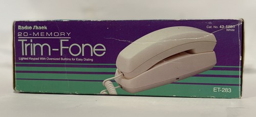 Radio Shack Trim Phone Desk or Wall Mount with Lighted Keypad - New | eBay