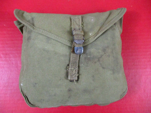 WWII Era US Army M1928 Haversack Canvas Meat Can or Mess Kit Pouch ...