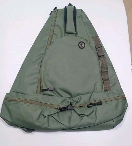 Triangle Sling Crossbody Bag Backpack - army green color - NEW | eBay