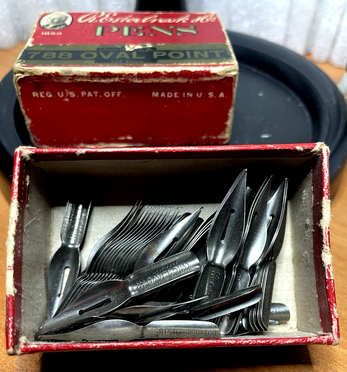 R Esterbrook Co 788 Oval Point Pens ~ 50 Pens Tips ~ Original Box. | eBay