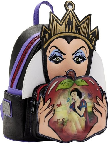 Loungefly Disney Villains Evil Queen Scenes Poison Apple Mini Backpack ...