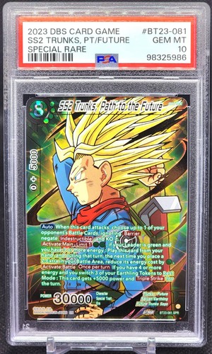 2023 Perfect Combination SS2 Trunks, Path to the Future BT23-081 SPR ...