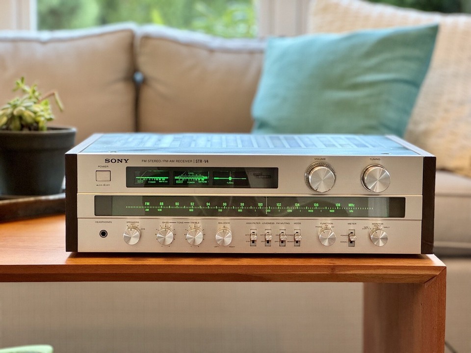 Sony Str-V4 Vintage Stereo AM/FM Receiver | eBay
