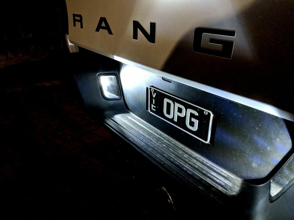 LED Licence Registration Plate Lamp Bulbs for Ford Ranger PX PX2 PX3 PY ...