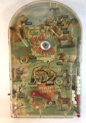 Marx Toys Vintage The BIG GAME Bagatelle Pin Ball Game 1950 s | eBay
