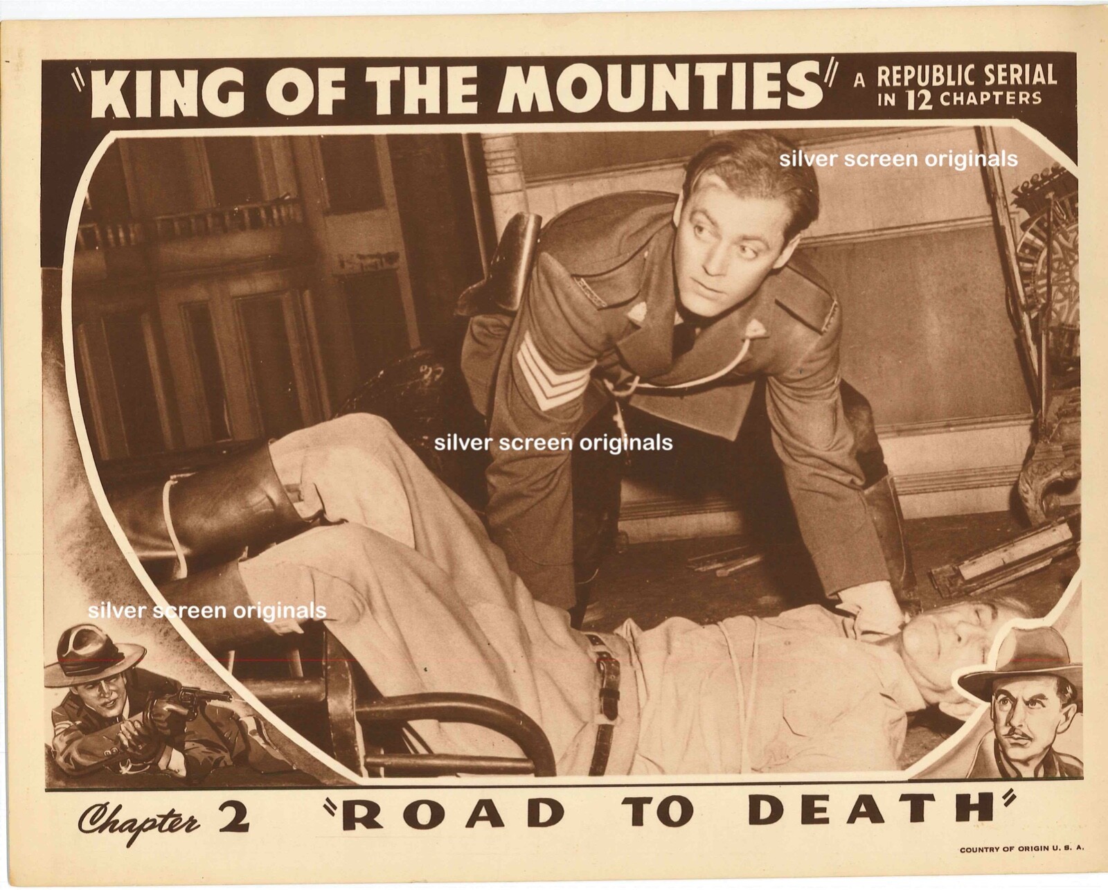 King of the Mounties 7x Original US Lobby Cards Allan Lane 1942 | eBay