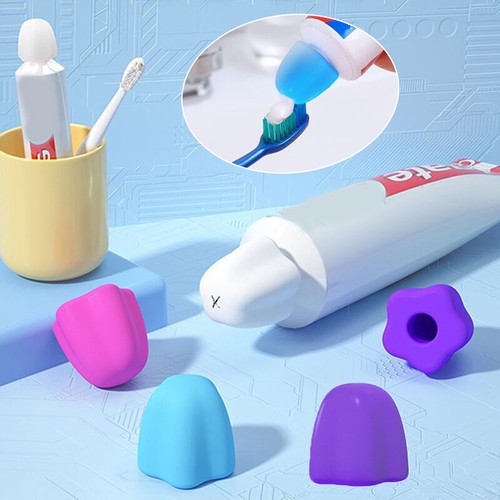Toothpaste Self Sealing Cap Silicone Toothpaste Cap Dust-proof ...