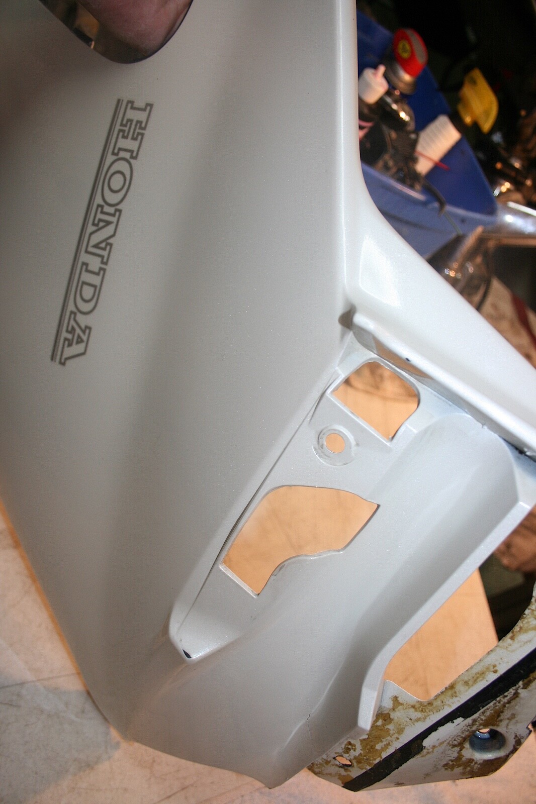 1989 HONDA PC800 PACIFIC COAST RIGHT FRONT UPPER FAIRING COWL (PC-59a ...