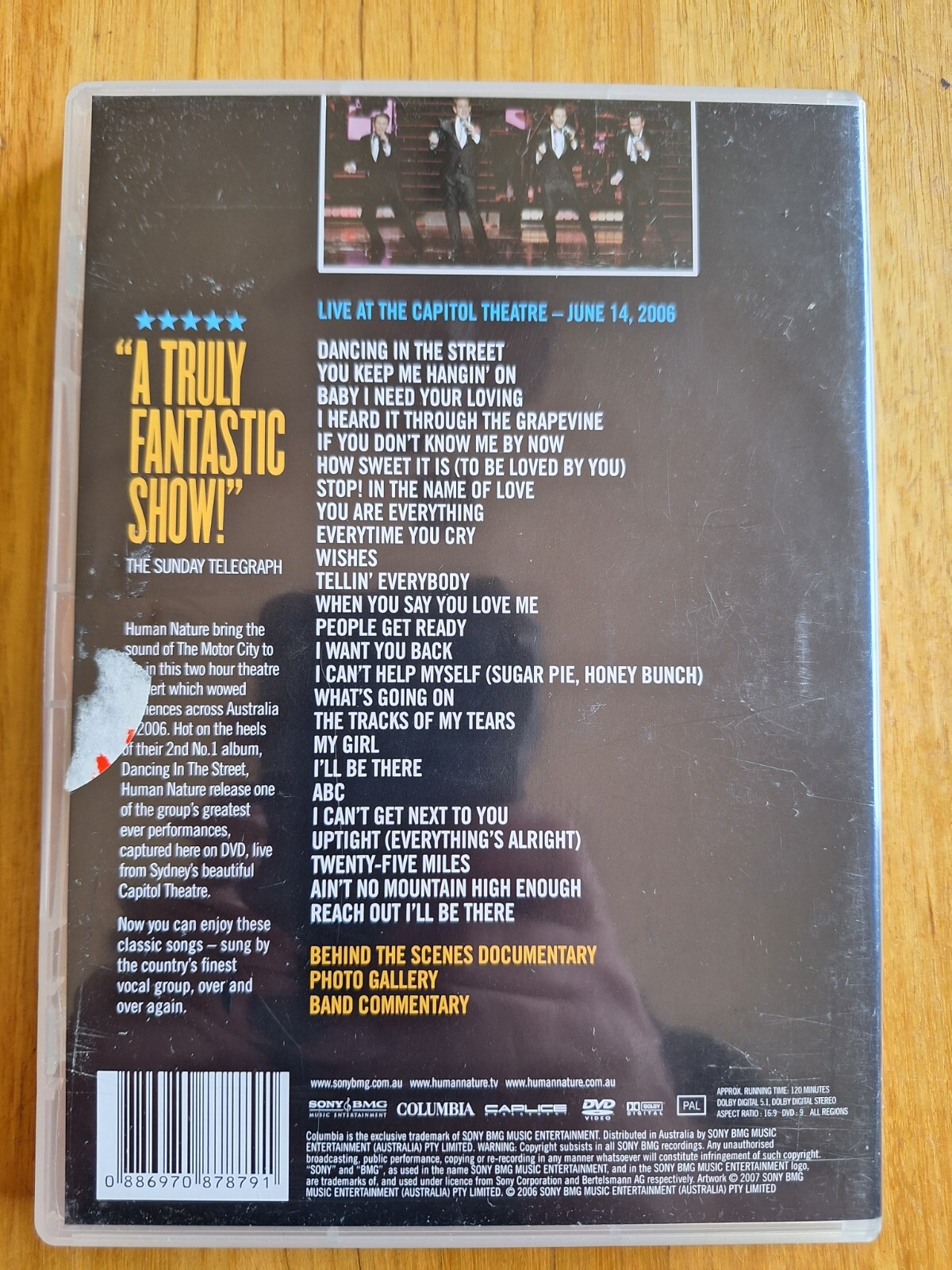 Reach Out: Live at the Capitol by Human Nature (DVD 2007) Sydney ...