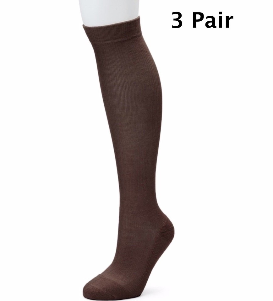 (3 Pairs) S-4XL Ozer Compression Socks Stocking Knee High Graduated Mens Womens | eBay