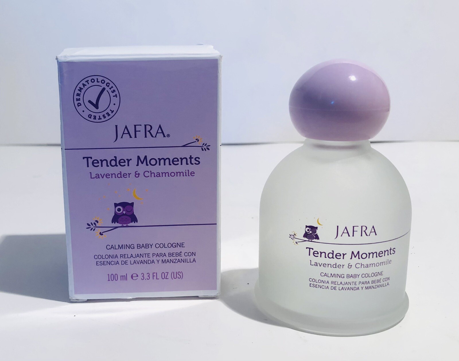 Jafra Tender Moments Lavender & Chamomile Calming Baby Cologne 3.3 FL ...
