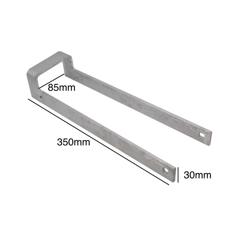 Throw Over Gate Loop 350mm WITH BOLT 14" For 3" Field Farm Gate ...